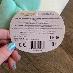 Squishmallows | Toys | Nwt Squishmallow Belana Blue Cow Stackable Plush ...